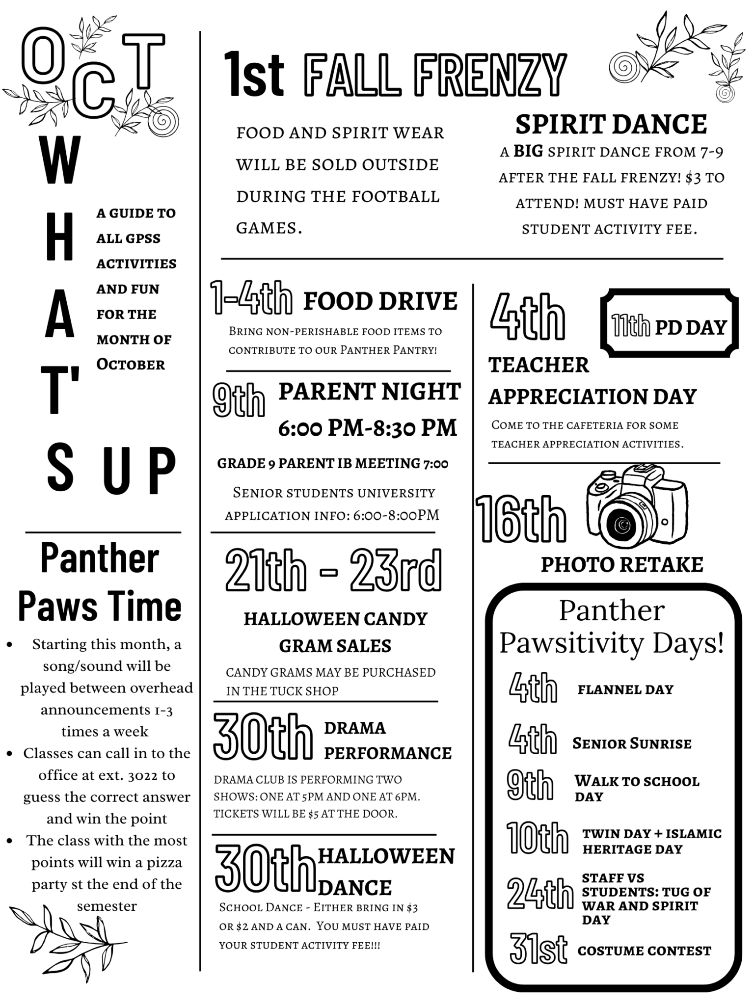 Glenview Announcements Glenview Park Secondary School Glenview Announcements Glenview Park Secondary School